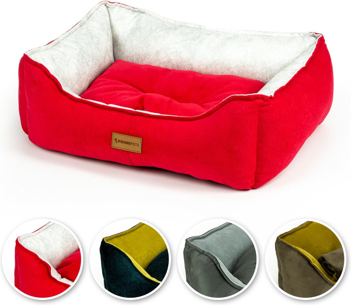 Primeplus Hondenmand Kleine Honden | Hondenmand Rood S 50x35x20 ...