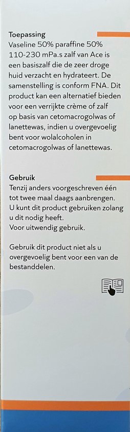 Vaseline 50% , Paraffine 50% zalf | bol