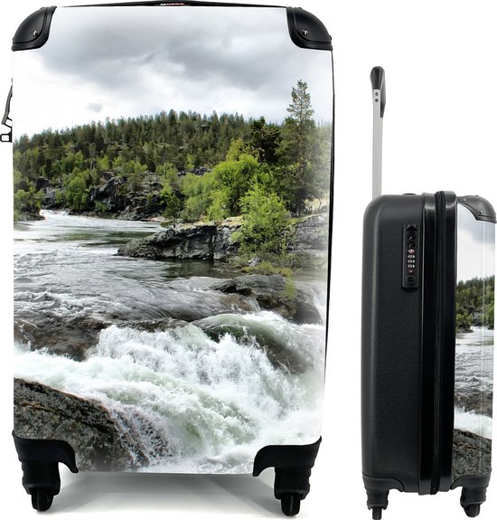 MuchoWow® Koffer - Stroomversnellingen op de rivier de Rauma in ...