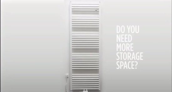 Design accessoire hanger radiator EZ-Home - DUO SET 600 ANTHRACITE ...