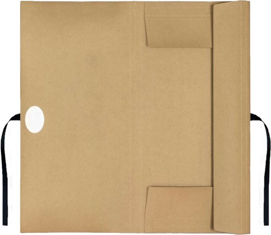 Kangaro tekeningenmap opbergmap - A3 - 500 grams - karton - met klemmen ...