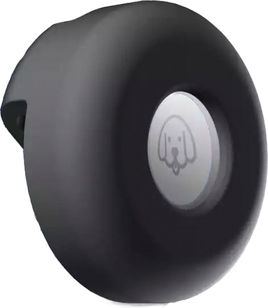 Jamy First siliconen airtag halsband houder kat hond - Zwart - Kado ...