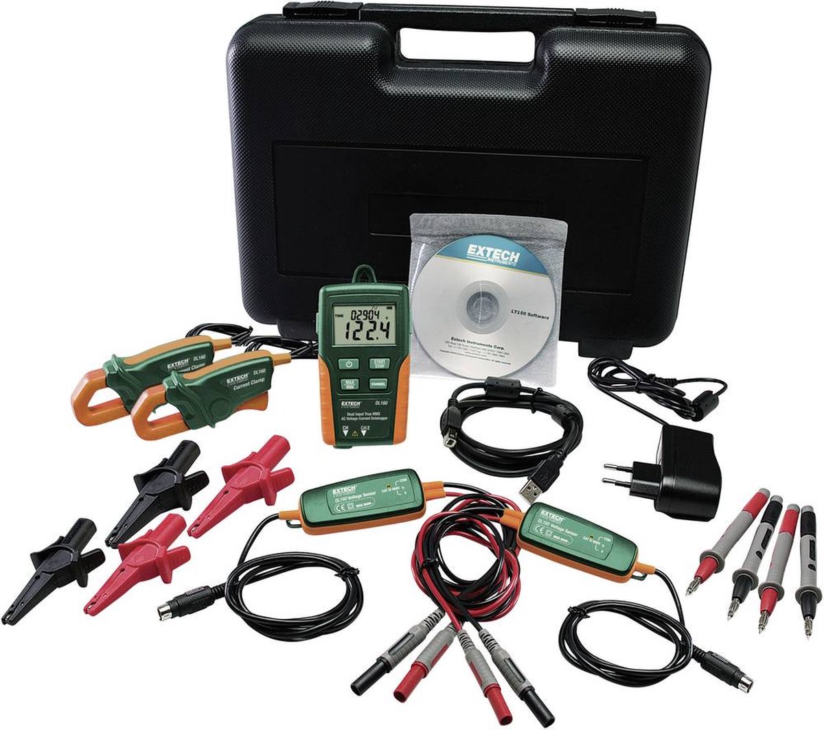 Extech DL160 - trms ac datalogger - spanning - stroom | bol