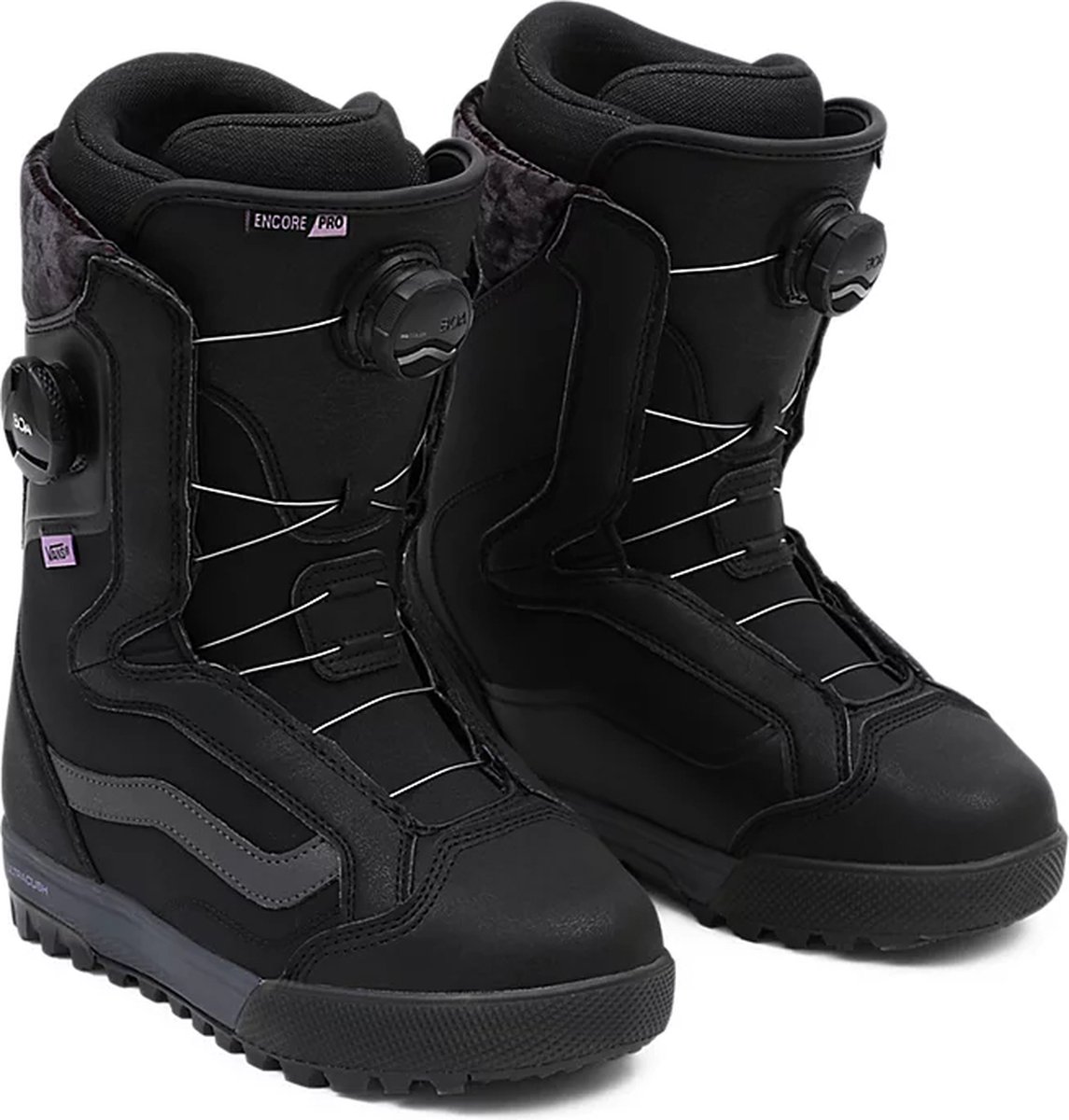 Vans Encore Pro dames snowboardschoenen bblack / lilac | bol.com