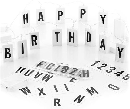 Ledslinger met Letters en Nummers | bol.com