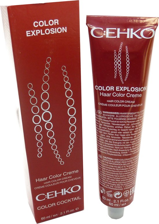 C:EHKO Color Explosion Haarkleuring crème permanent 60ml - 08/0 Light ...