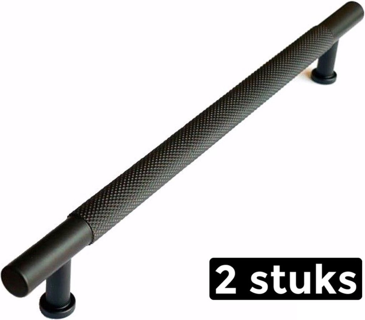 LUXE handgreep zwart rond 192 mm -2 stuks - Handgrepen kast ...