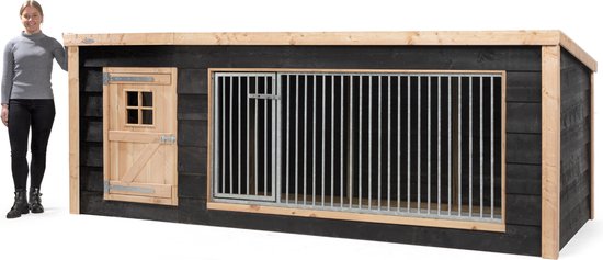 Hondenhok Reno XL - Hondenhok hout - Hondenhok buiten - Hondenhuis ...