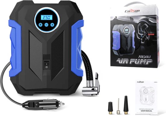 Draagbare Auto Air Compressor - Digitale Bandenspanning Pomp - Led Lamp ...