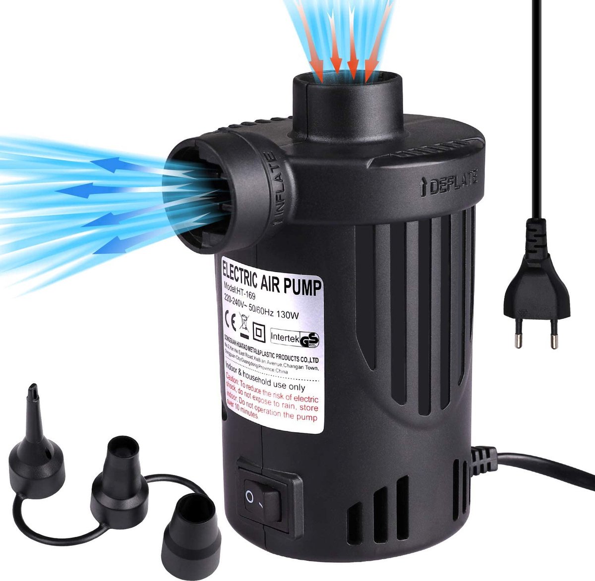 Elektrische luchtbedpomp - Elektrische Pomp - Luchtbed Pomp Opblaasbaar ...