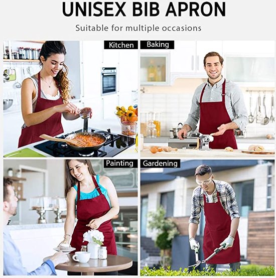 Keukenschort Set – Keuken Textiel Accessiores – Kitchen Apron – Chefs ...