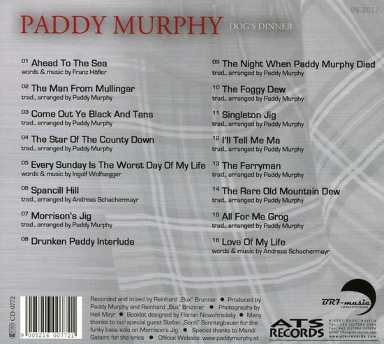 Paddy Murphy - Dog's Dinner (CD), Paddy Murphy | Muziek | bol