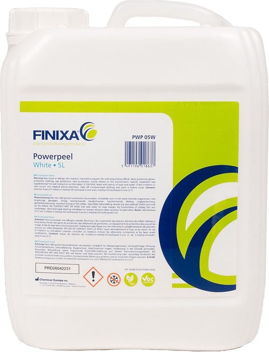FINIXA POWERPEEL afpelbare coating WIT - 5 liter | bol