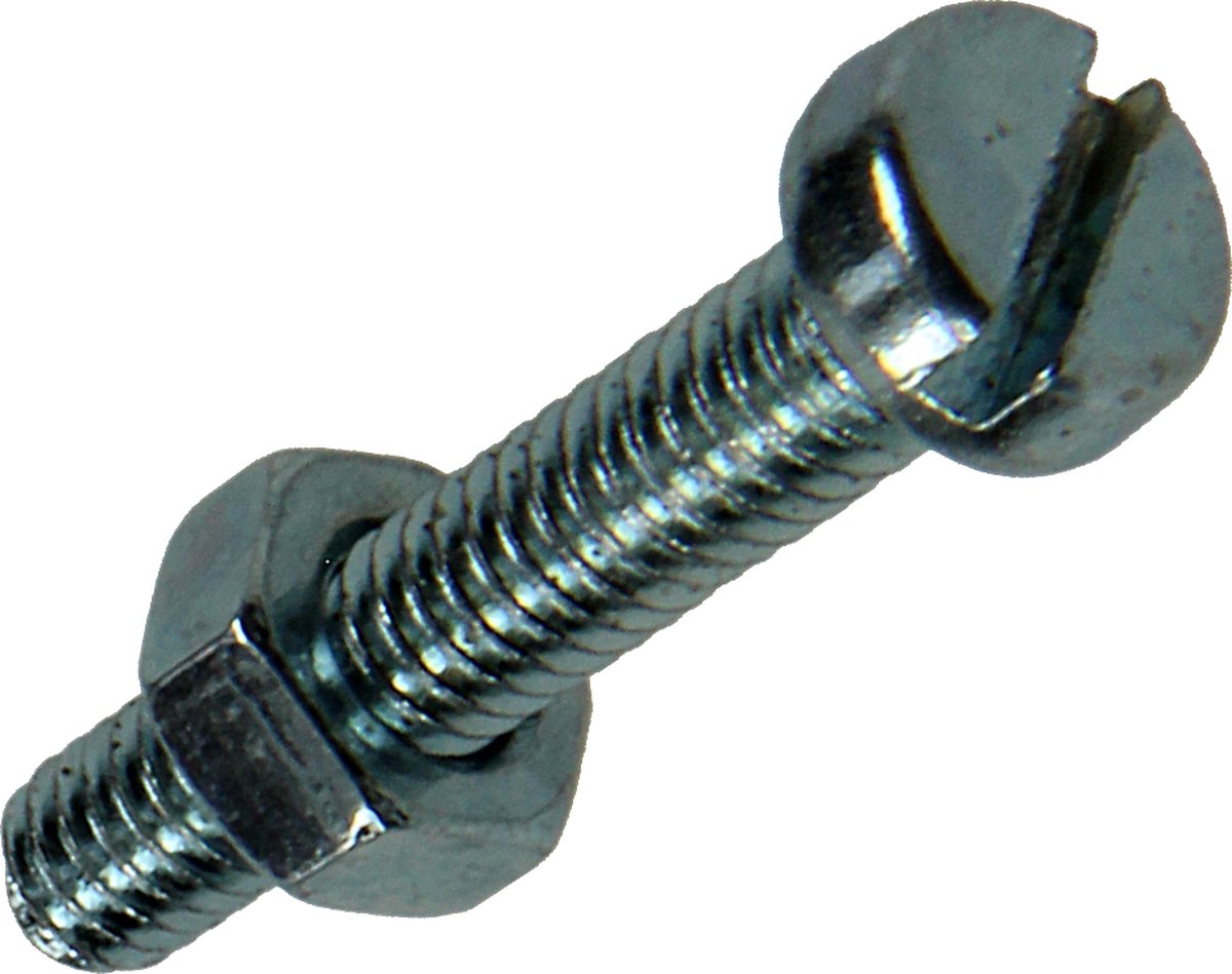 Mack Metaalschroef Met Moer 9 stuks M4 x 50 mm | bol.com