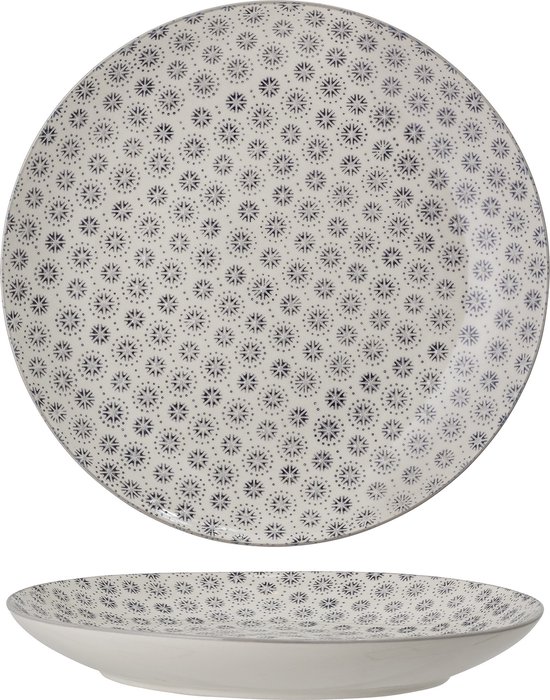 Bloomingville Elsa dinerbord / onderbord - grijs - steen - D 25 cm ...