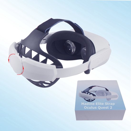 Oculus Quest 2 Elite Strap - inclusief lenscover - Wit | bol.com