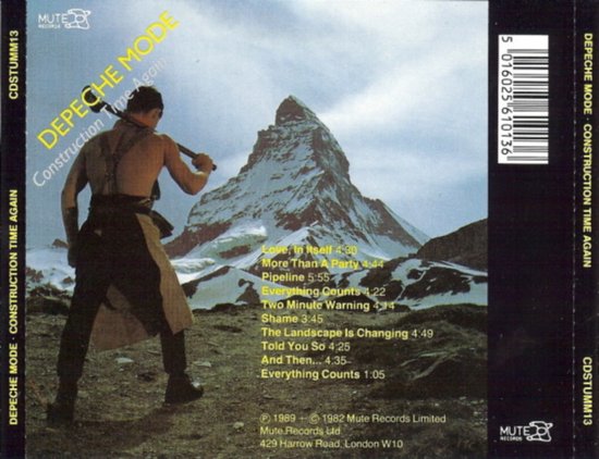 Construction Time Again, Depeche Mode | CD (album) | Muziek | bol.com