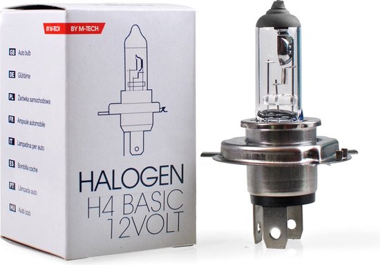 M-Tech - H4 12V 90/100W - Basic - Enkel | bol