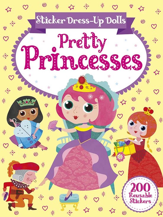 Dover Sticker Books- Sticker Dress-Up Dolls Pretty Princesses, Connie ...