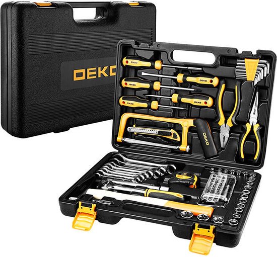 Deko Tools Hand Tool Set DKMT89, 89 pieces | bol.com