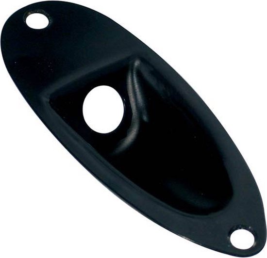 Verzonken jack plate Boston Stallion JP-2-MB mat zwart | bol