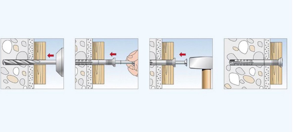 Derfix - Nylon Slagplug M8 x 100mm - Doos a 100 stuks | bol.com