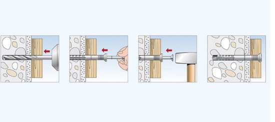 Derfix - Nylon Slagplug M8 x 100mm - Doos a 100 stuks | bol.com