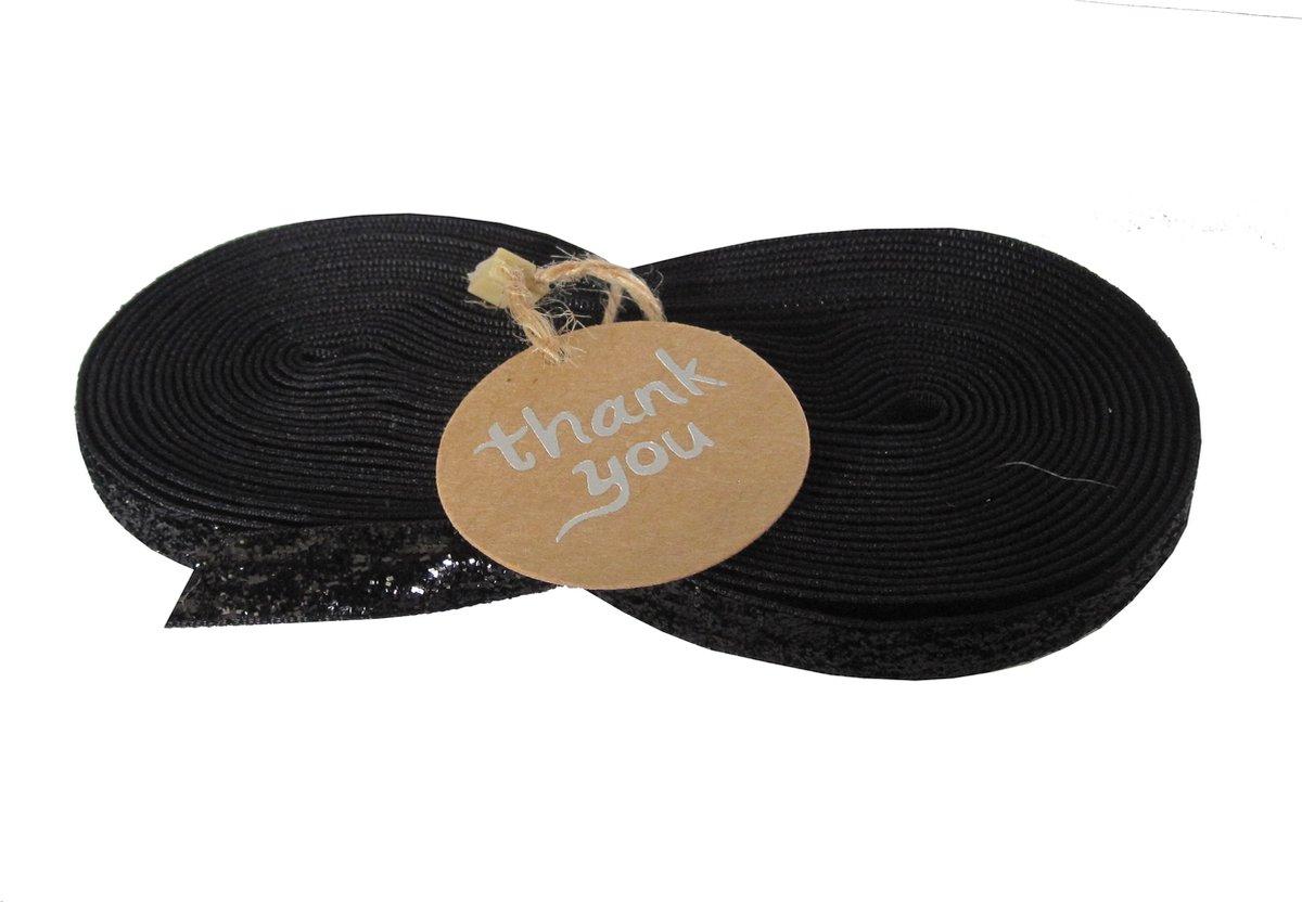 Fluweel lint 10mm (1cm) | Fluweel Band | Velvet Lint | Glitter Zwart ...