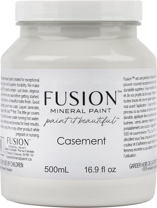 fusion mineral paint - meubelverf - acryl verf - witte verf - casement ...
