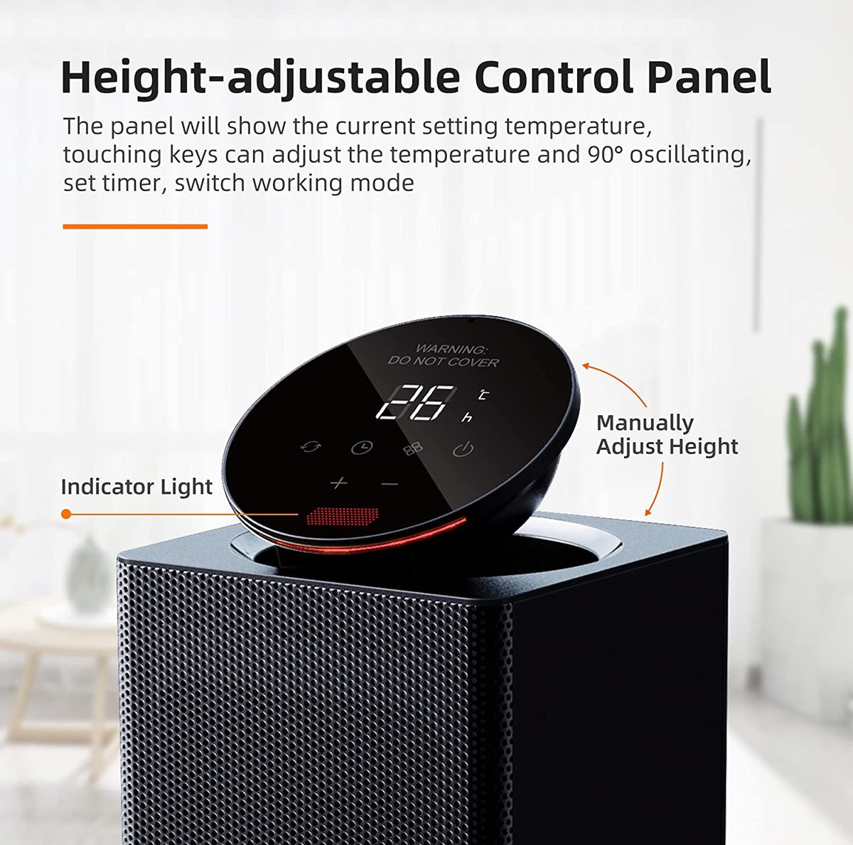 OMISOON® | Fan Heater 2000 W | Ventilatorkachel | Keramische kachel ECO ...