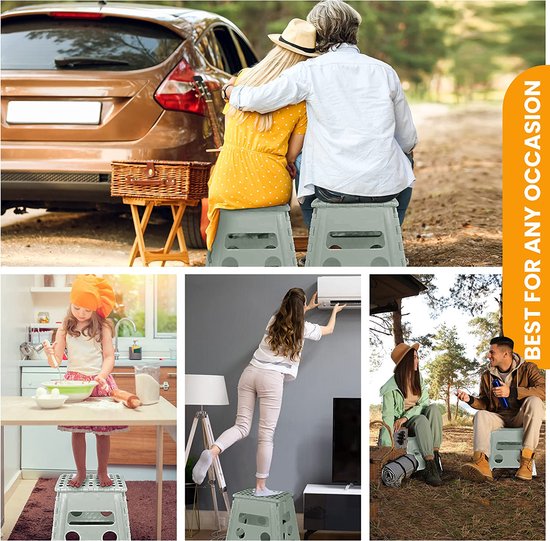 Opstapkrukje Max. belastbaar gewicht 100 KG Opstapkrukje - opstapje ...