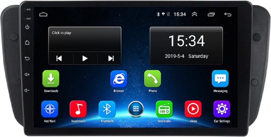Navigatie radio Seat Ibiza 6J 2009-2013, Android, Apple Carplay, 9 inch scherm, GPS,... | bol