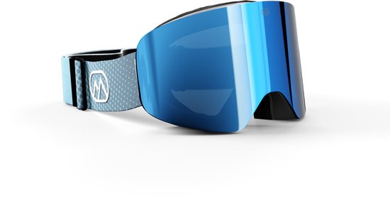 ANIMØ Original - The Swordfish, blauw - Blauw/grijze skibril met print ...