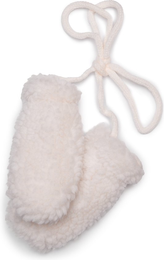 Sarlini - Baby Wanten Teddy Off White van 0 t/m 2 Jaar - Handschoenen | bol