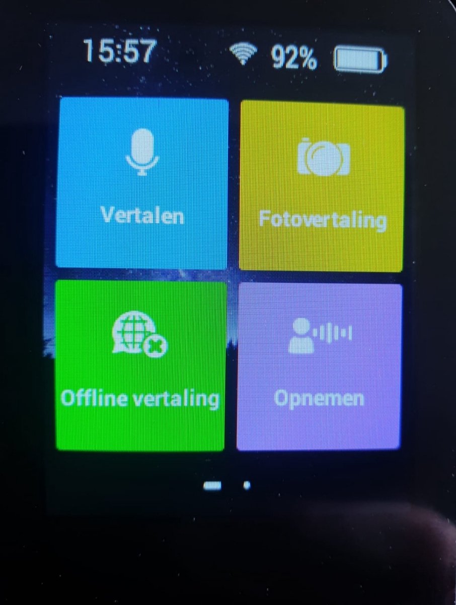 Vertaalcomputer - Vertaal Apparaat - Draagbare Vertaler - Zwart ...
