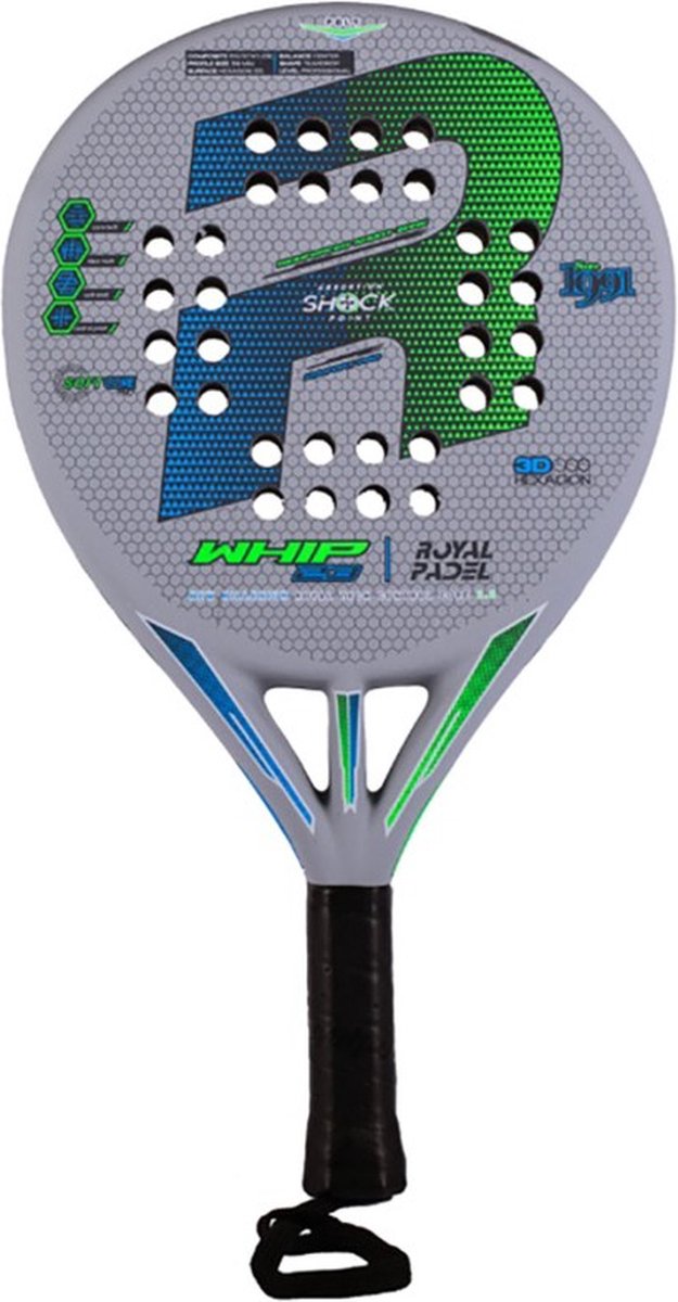 Royal Padel RP790 Whip Polyethylene (Rond) - 2023 padelracket grijs ...