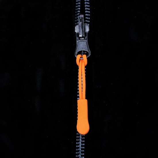 Buttonz® - 5 x Ritstrekker - Oranje - Ritstouwtje - Ritshulp - Zipper ...
