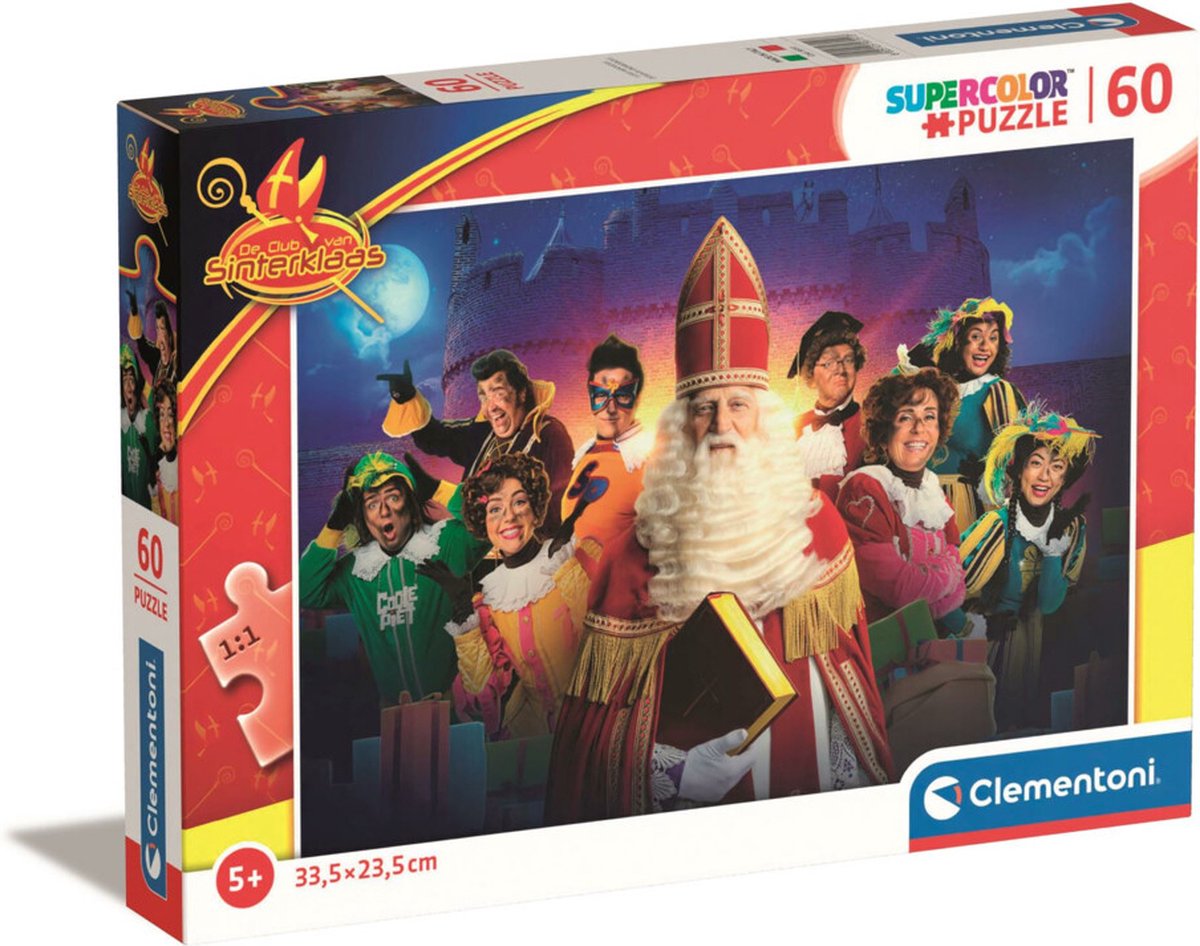 Clementoni De Club van Sinterklaas - Legpuzzel - Kinderpuzzel - 60 ...