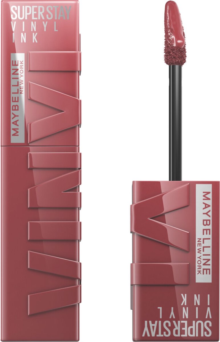 Maybelline New York - SuperStay Vinyl Ink Lipstick - 40 Witty - Rood ...