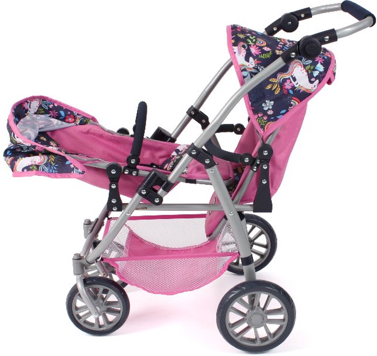 Bayer Chic 2000 - Tweeling Poppenwagen Vario - Unicorn | bol.com