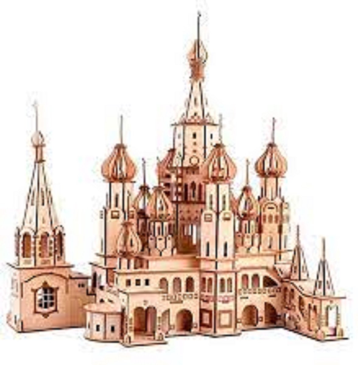 Houten modelbouw - Saint basil's Cathedral - Miniatuurbouw hout | bol