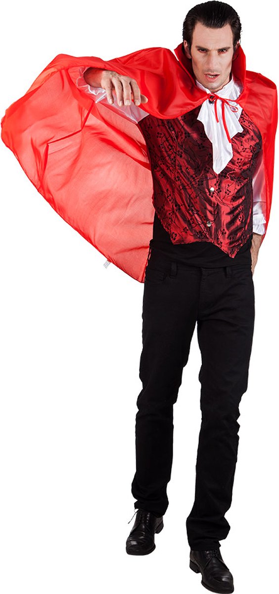 Boland - Cape Bloodlust - Rood - One size - Volwassenen - Vampier | bol.com
