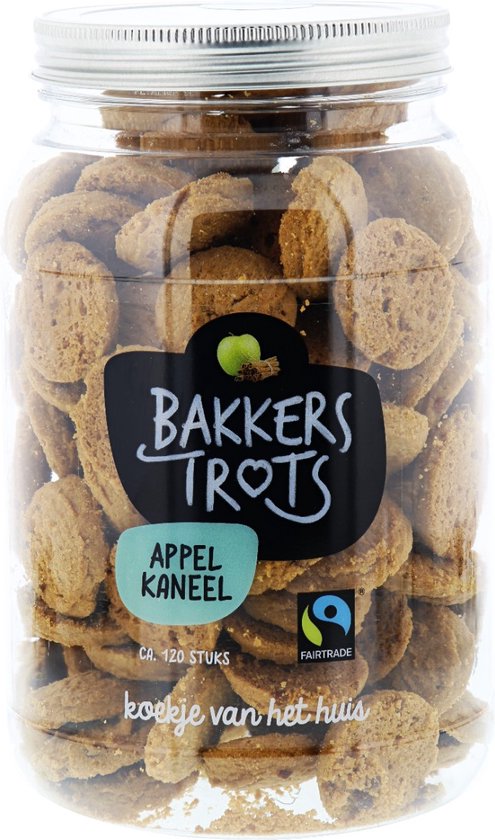Bakkers Trots - Appel Kaneel Koekjes - 1 Pot van 800 Gram - Koekjes in ...