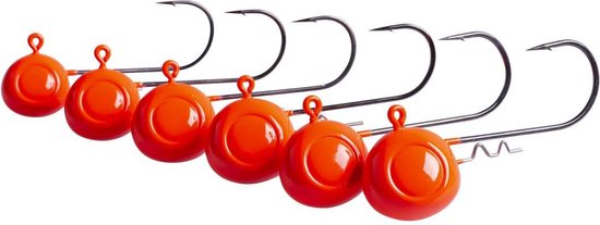 Savage Gear Rattling Jig Heads 8/0 Japan Red Uv 1St. | bol