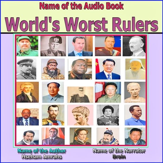 World's Worst Rulers, Hseham Amrahs | 9791222023892 | Boeken | bol