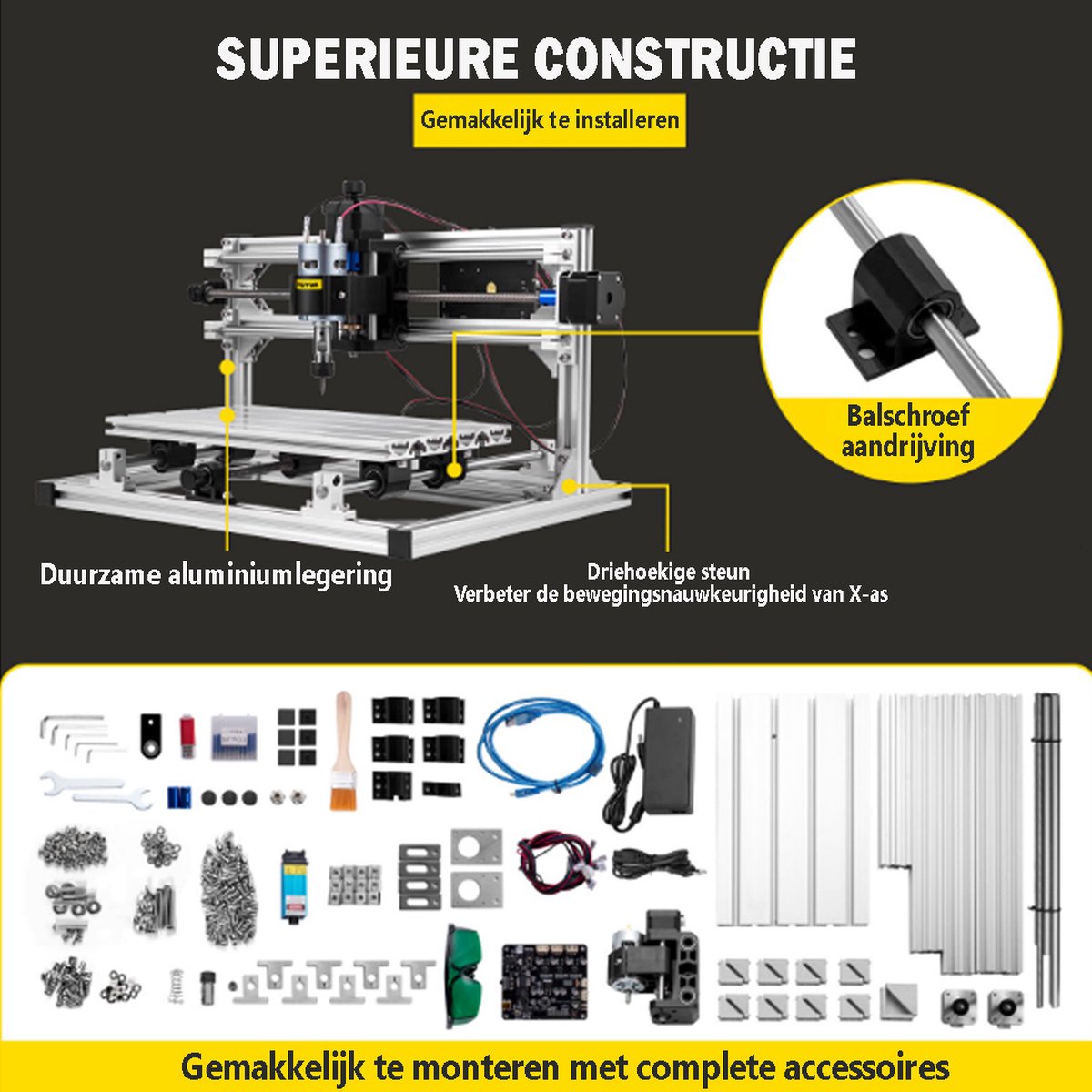 Machine de gravure Vevor - Laser 500mW - Découpeur laser - Graveur ...