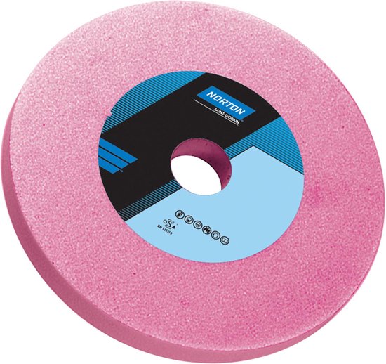 NORTON clipper Slijpschijf - Ø 200 mm - 60 korrel - aluminiumoxide - 5 ...