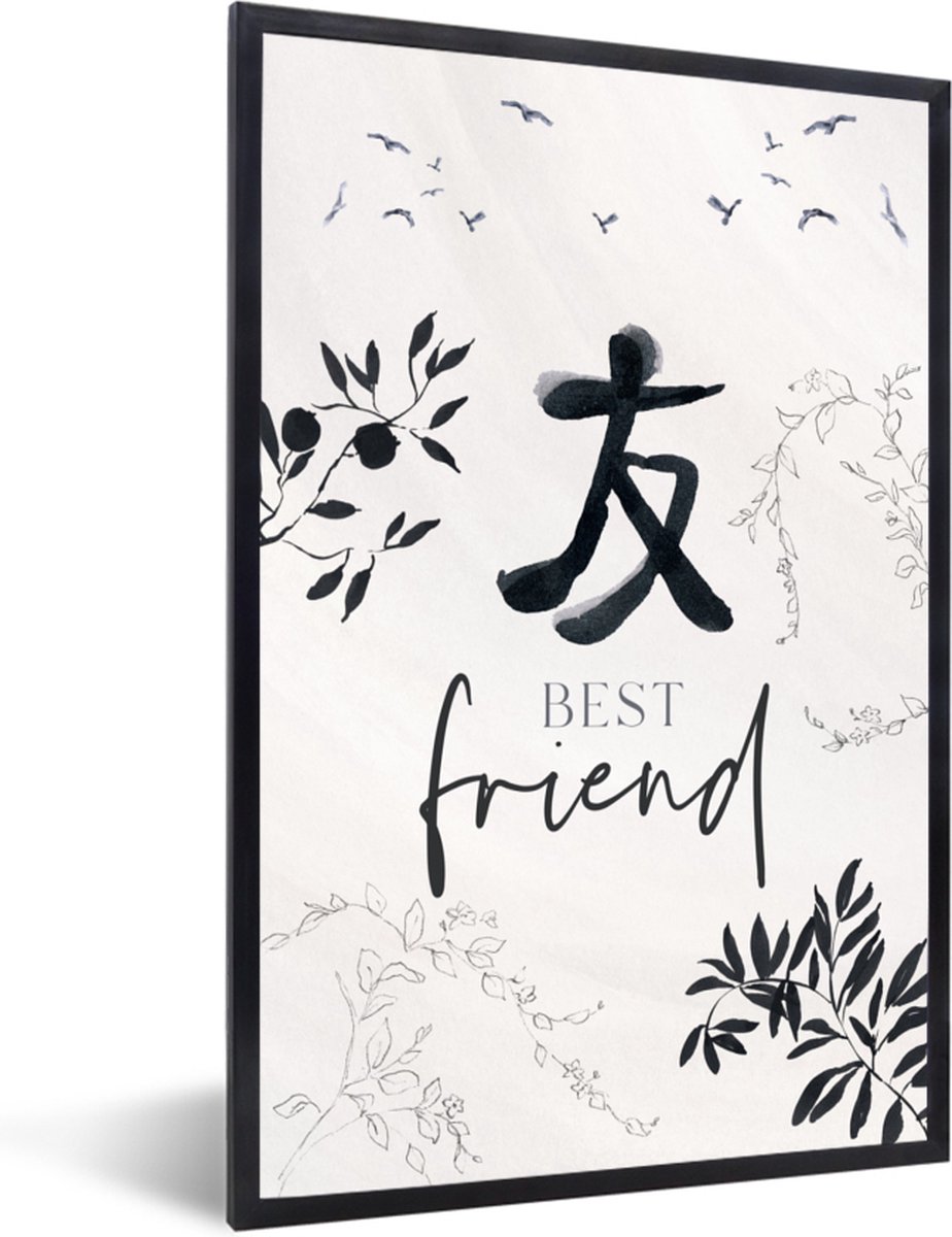 Fotolijst incl. Poster - Best friend - Beste vrienden - BFF - Spreuken ...