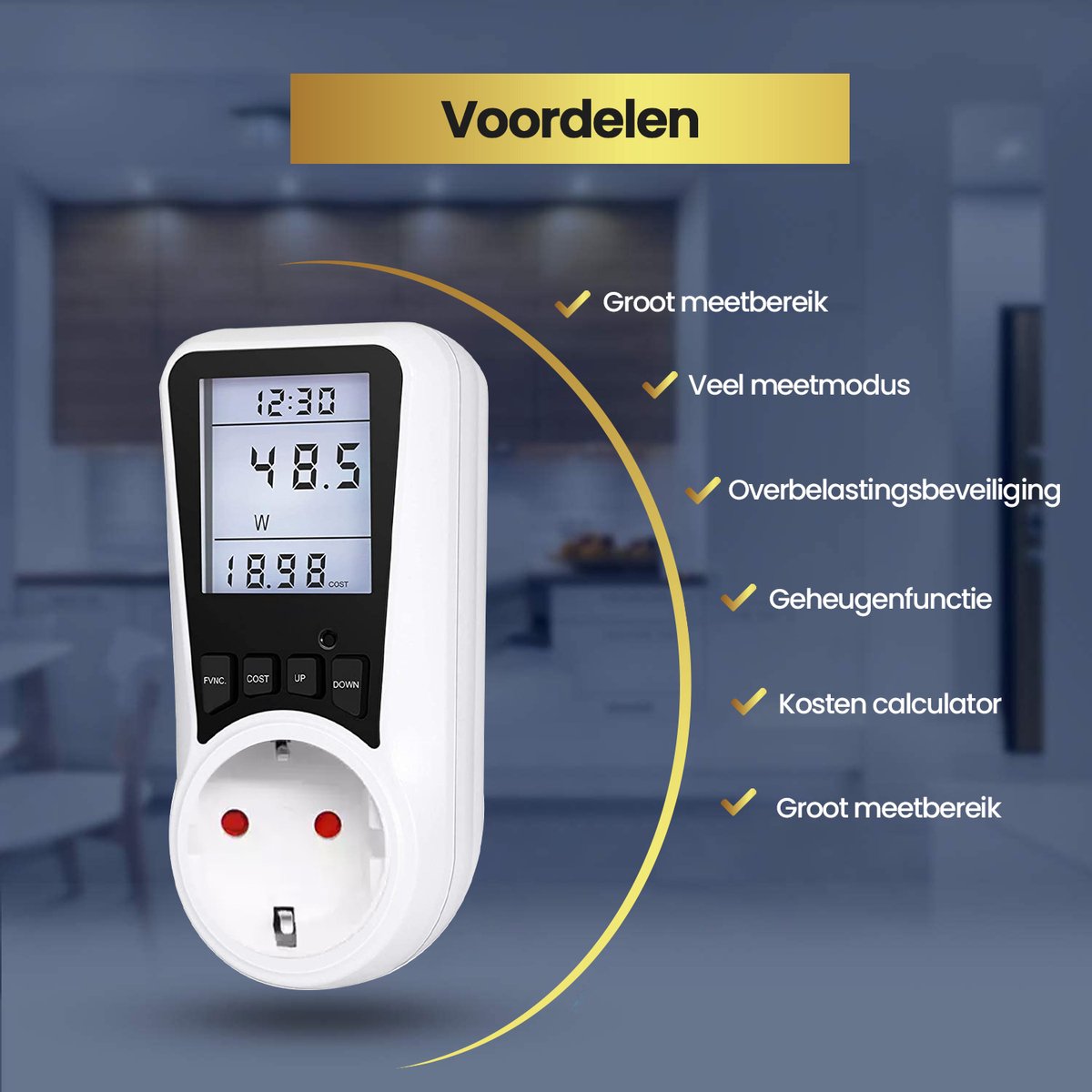 MostEssential Premium Energiemeter - Verbruiksmeter - Energiemeter ...