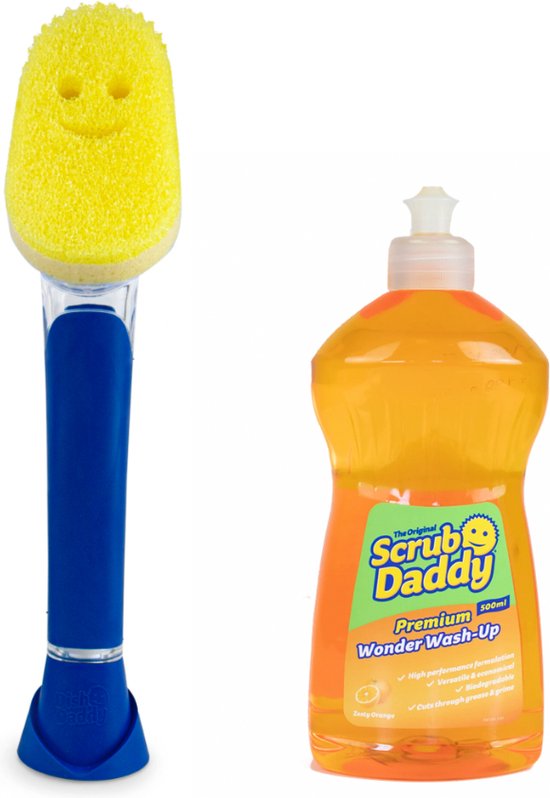 Scrub Daddy - Dish Washer - Scrub Mommy - Afwas Borstel - Incl. 500ML ...